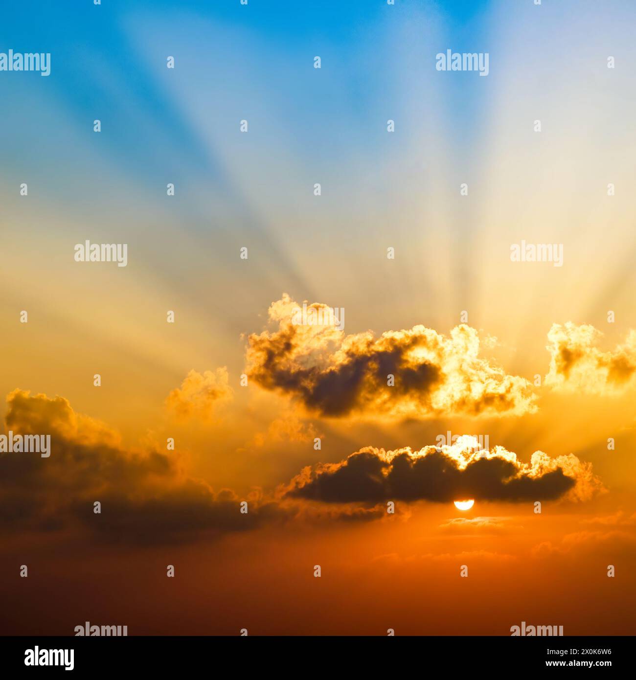 Shine sun bright clouds gradient hi-res stock photography and images ...