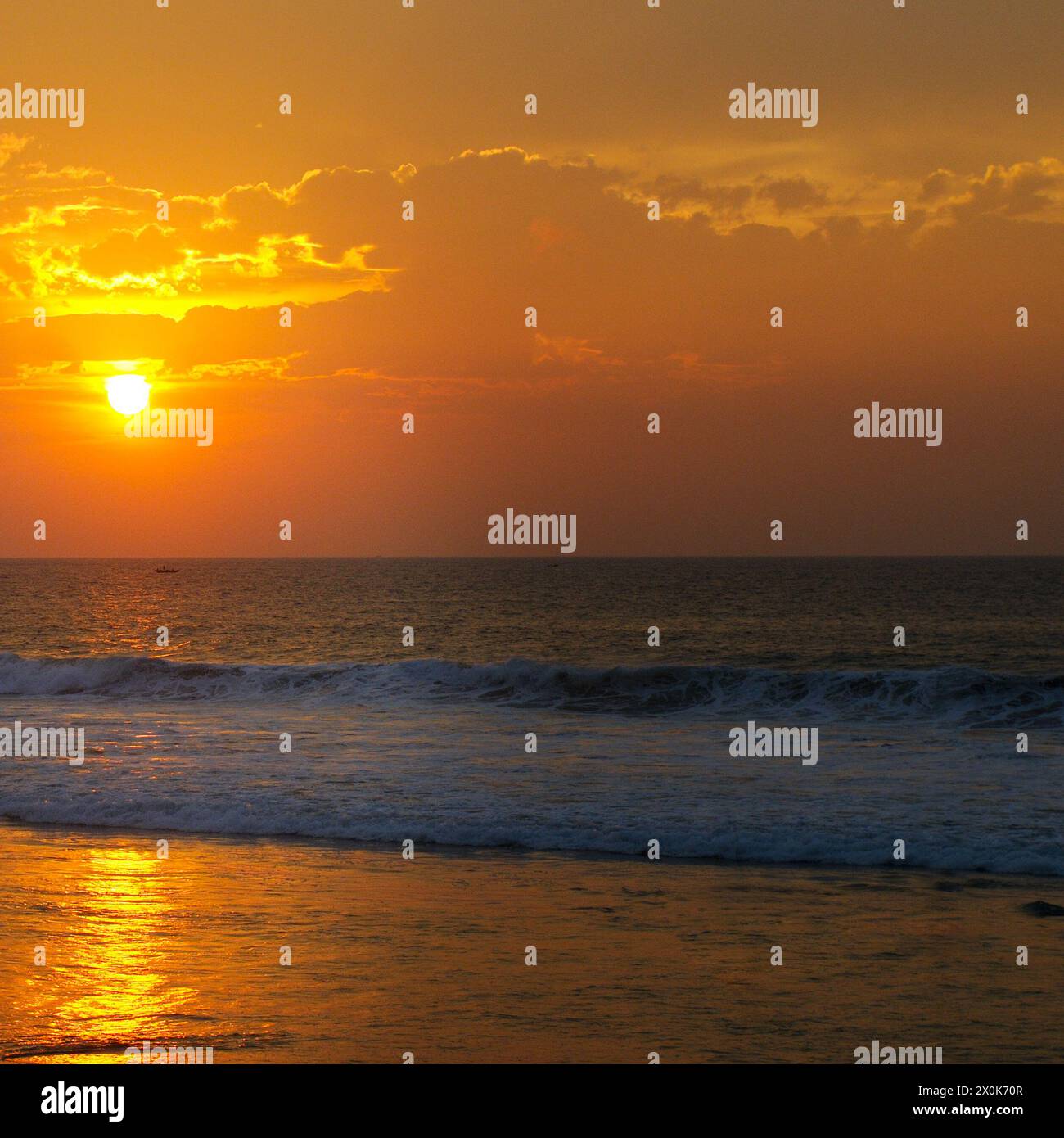 Panoramic beach landscape. Inspire tropical beach seascape horizon ...