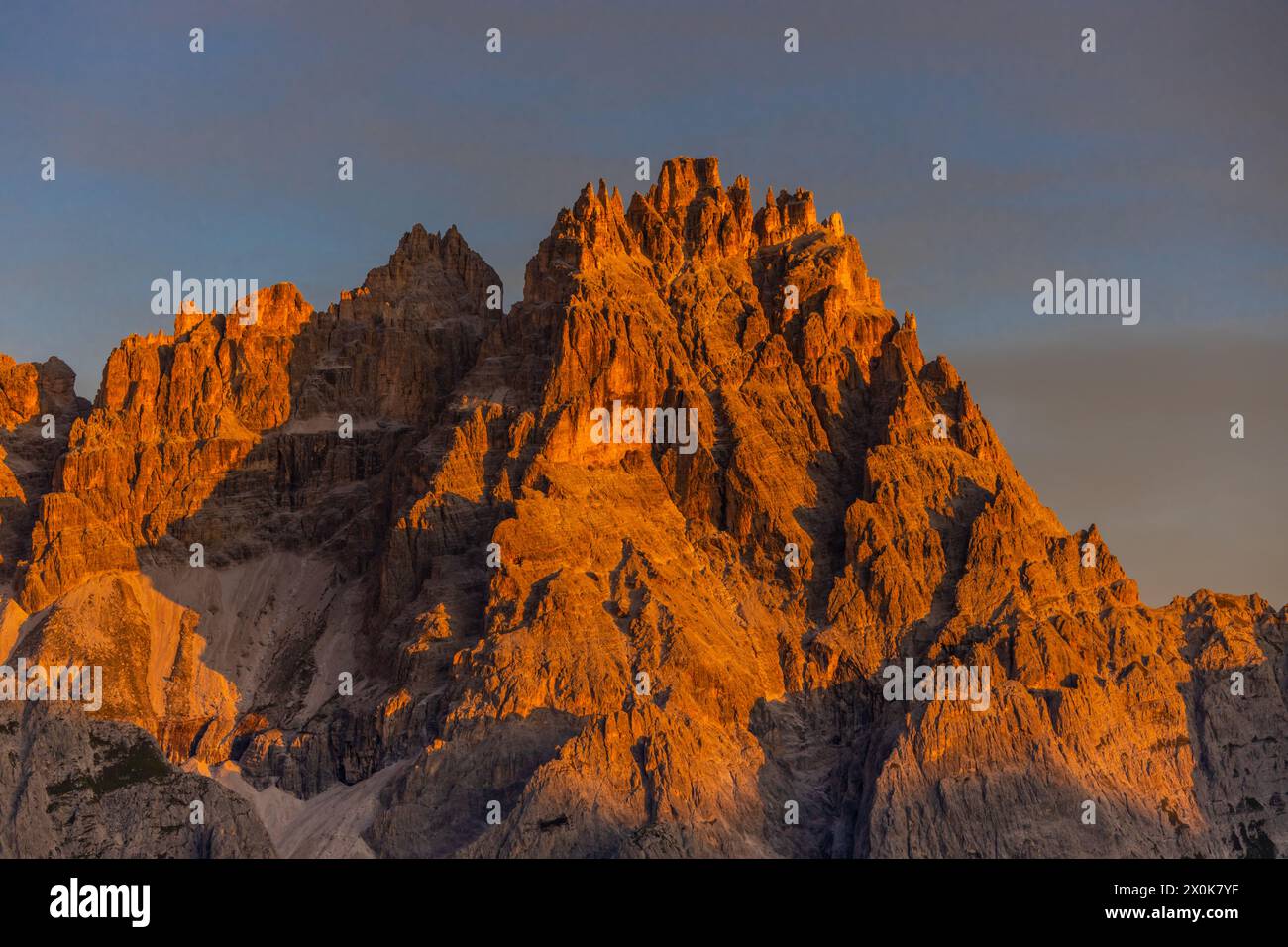 Beautiful mounatin summits of the Dolomites in italian Alps in summer ...