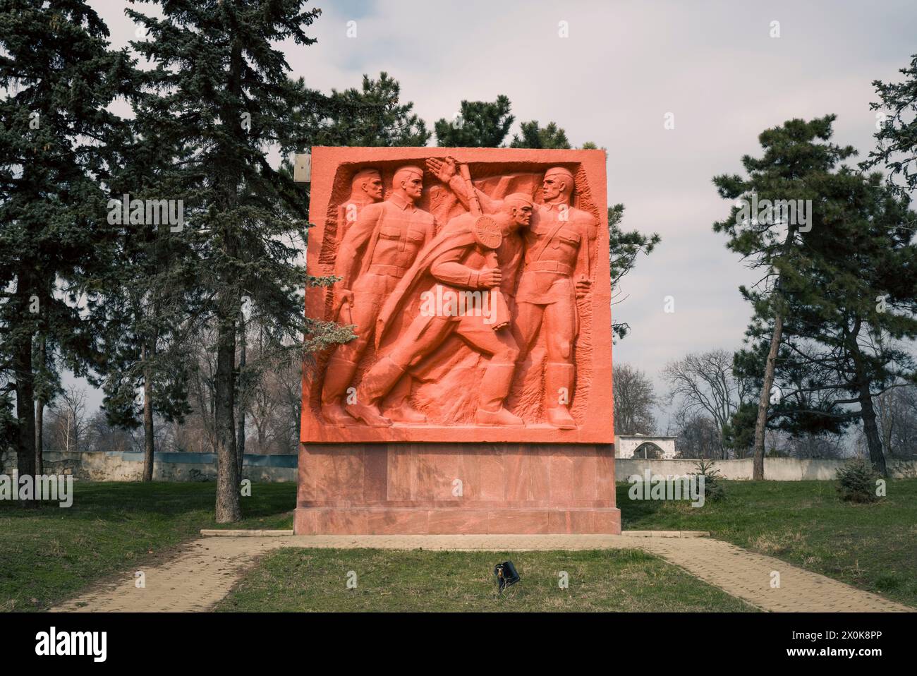 The Eternity Memorial Complex is dedicated to Soviet soldiers who died ...