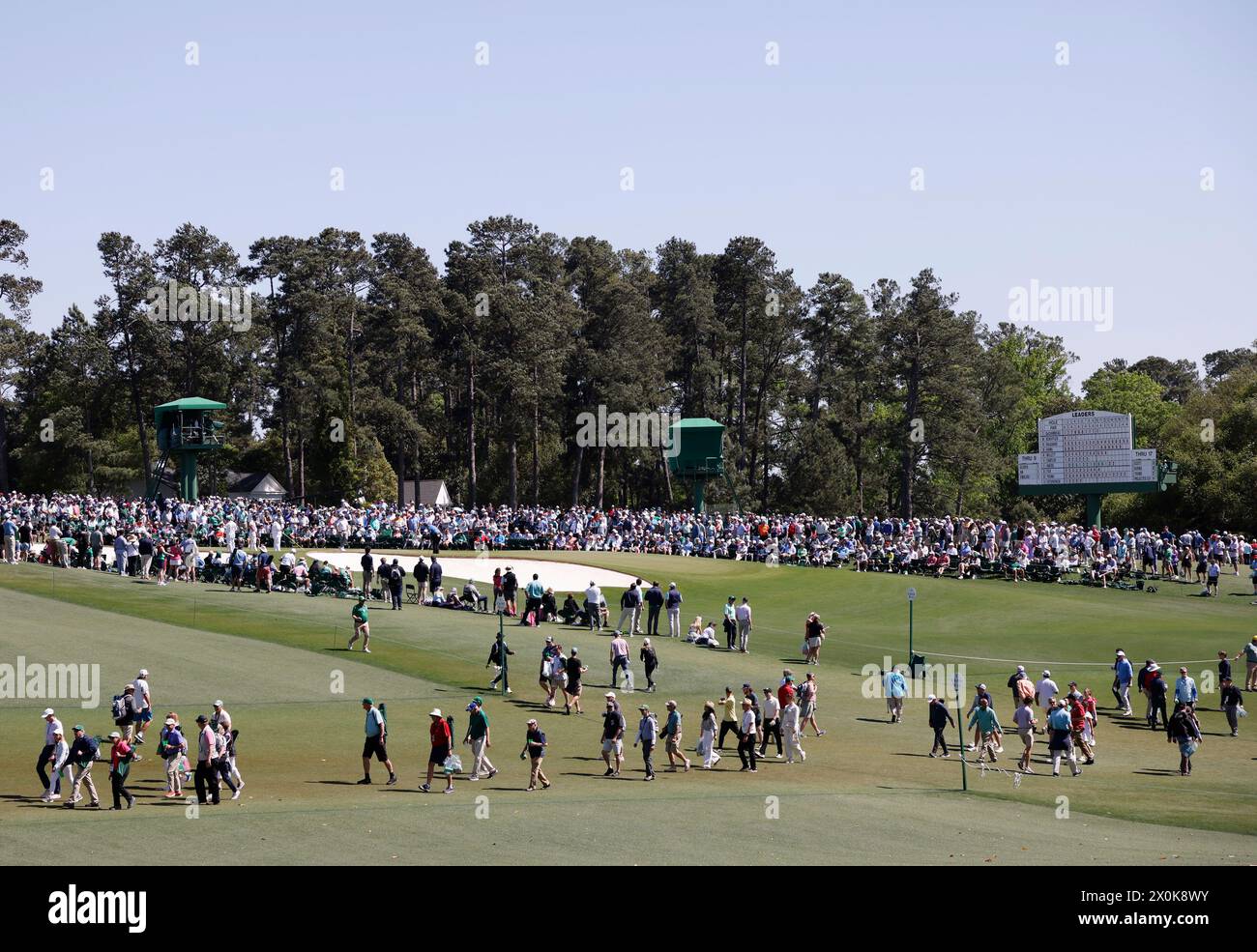 Masters golf 2024 crowd hi-res stock photography and images - Alamy