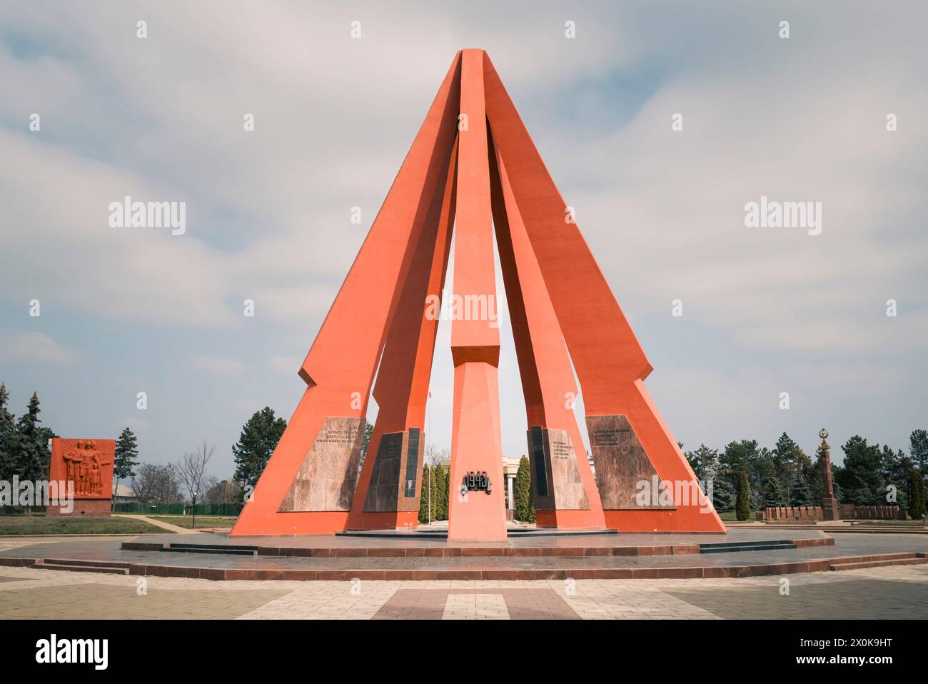 The Eternity Memorial Complex is dedicated to Soviet soldiers who died ...