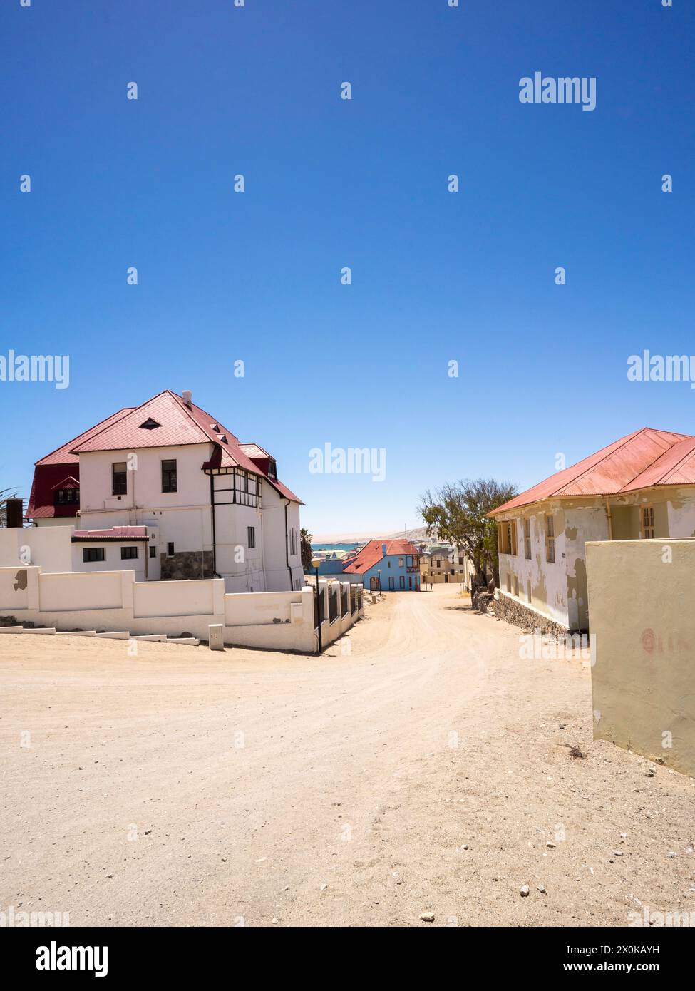 Lüderitz, Namibian port city at Lüderitz Bay on the eastern South ...