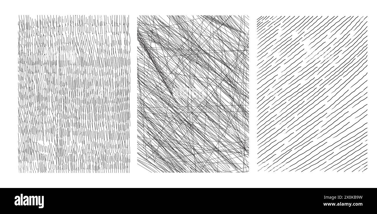 Set of crosshatch texture isolated, hand drawn Stock Vector Image & Art ...