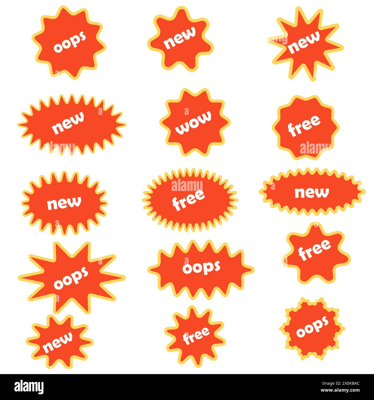 Red star shape promo Cut Out Stock Images & Pictures - Alamy