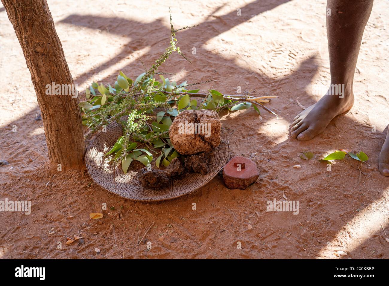 The Living Museum of the Damara, Twyfelfontein, Namibia Stock Photo - Alamy