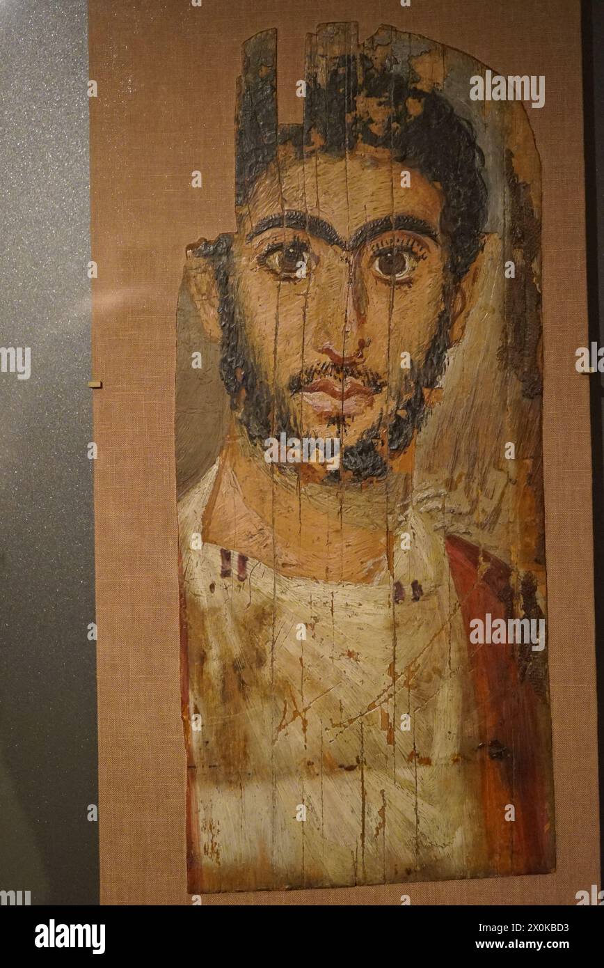 Mummy portraits or Fayum mummy portraits are a type of naturalistic ...
