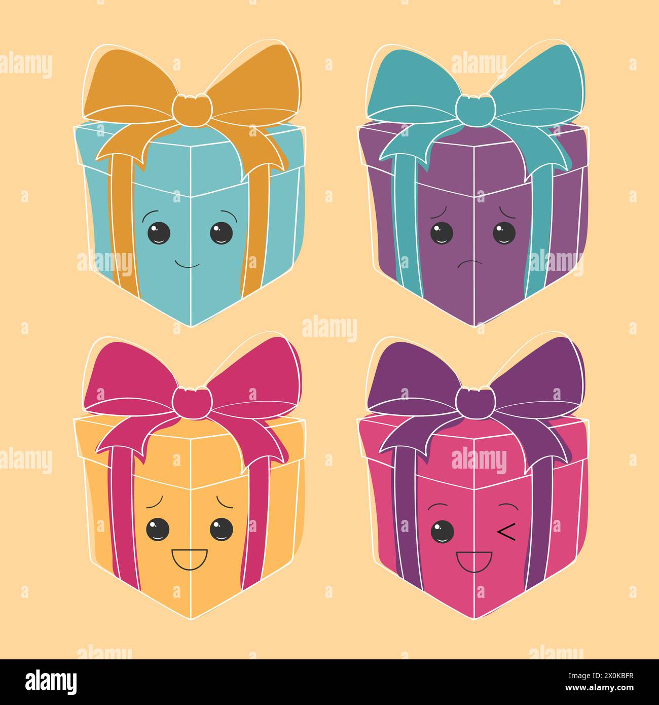 Well features Stock Vector Images - Alamy