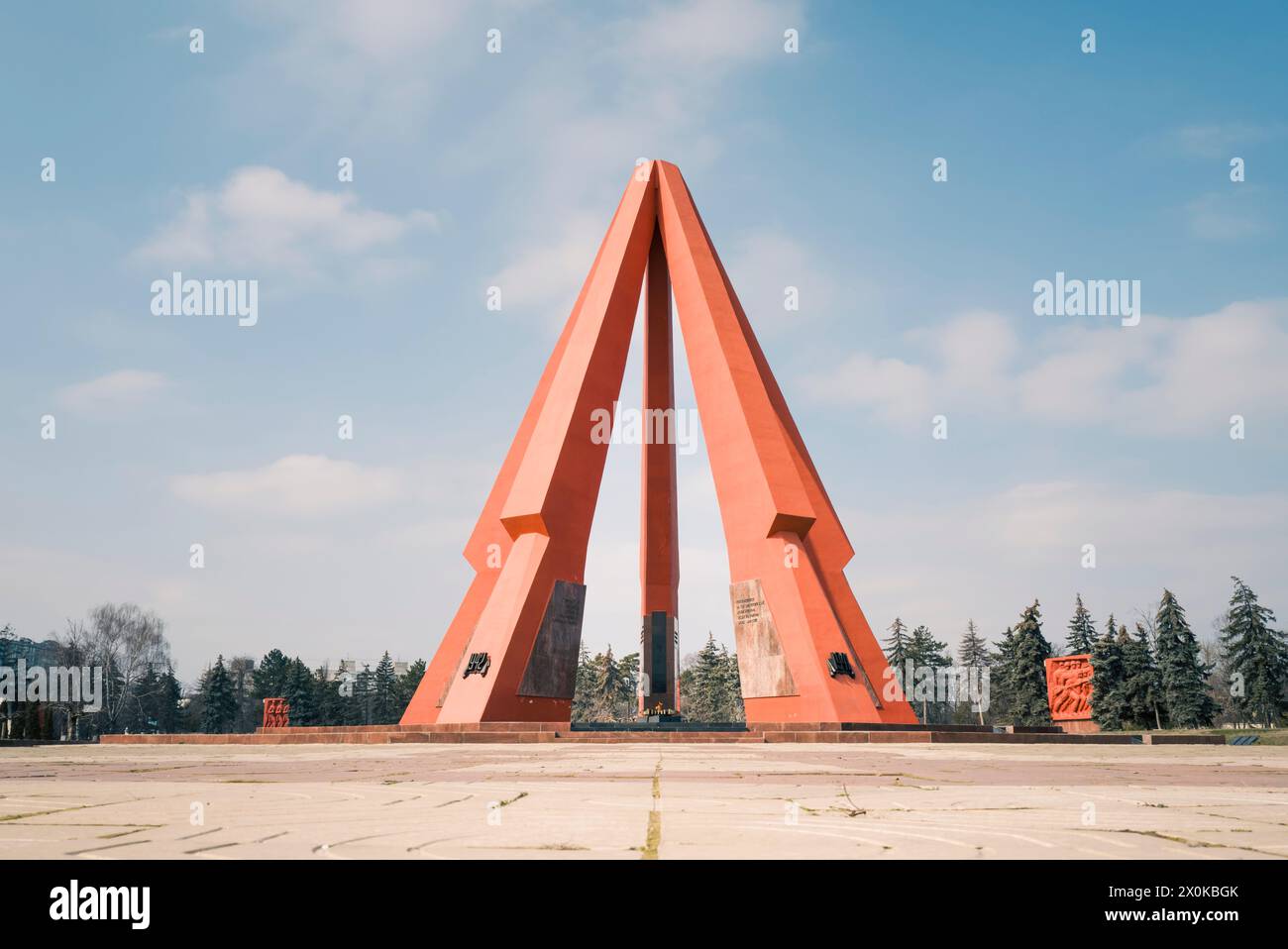 The Eternity Memorial Complex is dedicated to Soviet soldiers who died ...