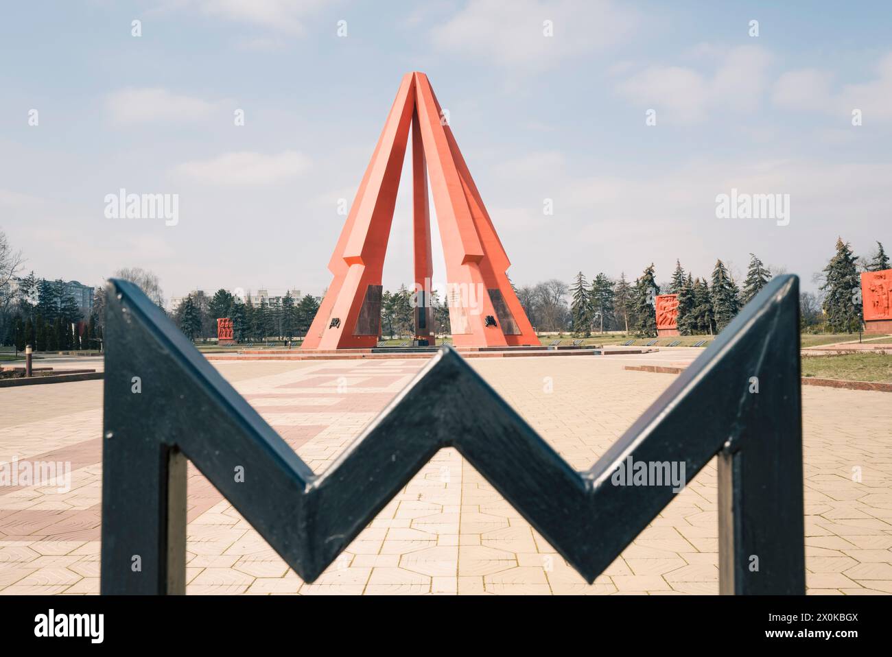 The Eternity Memorial Complex is dedicated to Soviet soldiers who died ...
