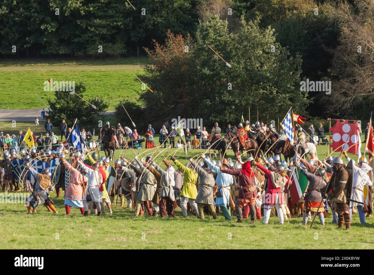 England, East Sussex, Battle, The Annual October Battle of Hastings Re ...