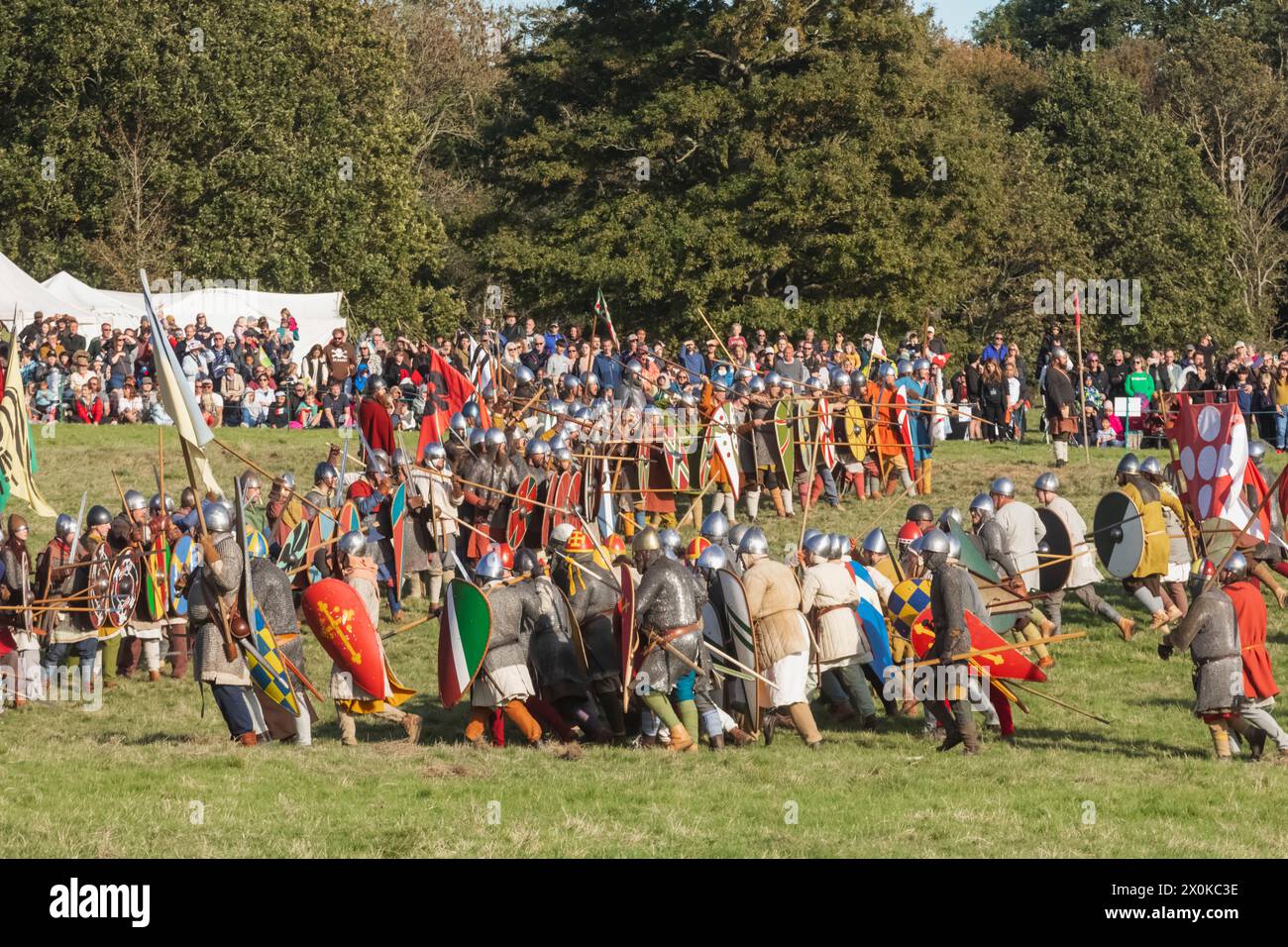 England, East Sussex, Battle, The Annual October Battle of Hastings Re ...