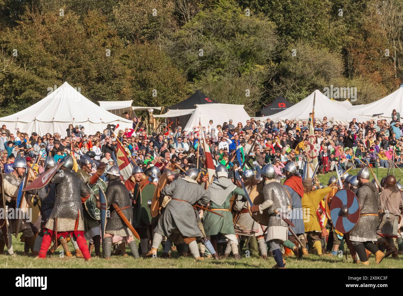 England, East Sussex, Battle, The Annual October Battle of Hastings Re ...
