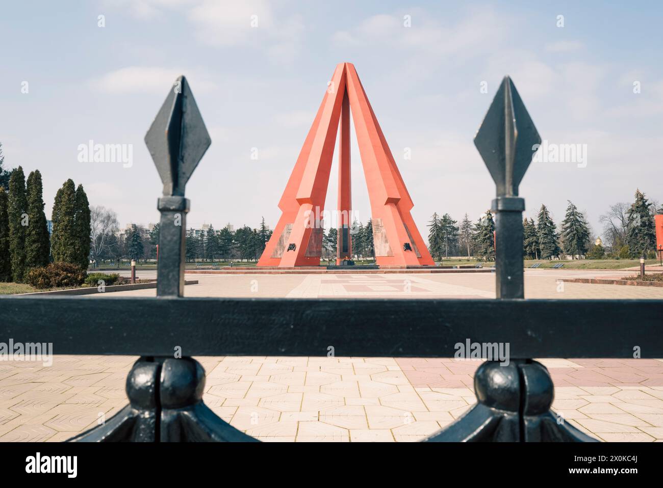 The Eternity Memorial Complex is dedicated to Soviet soldiers who died ...