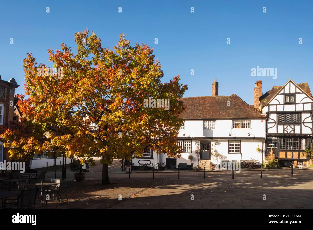England, West Sussex, Midhurst, The Swan Inn Pub and Hotel Stock Photo ...