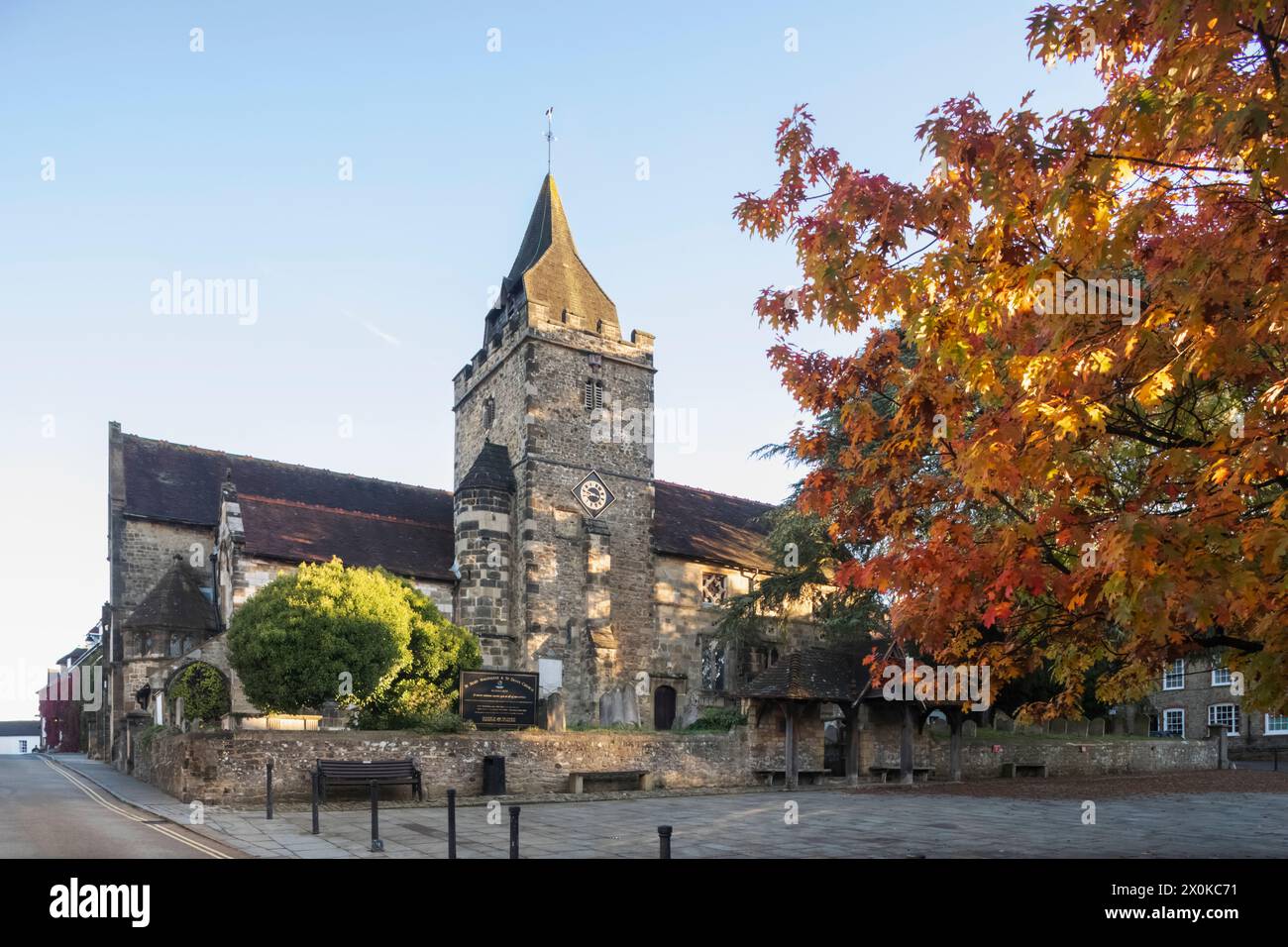 England, West Sussex, Midhurst, Church of St.Mary Magdalen and St.Denys ...