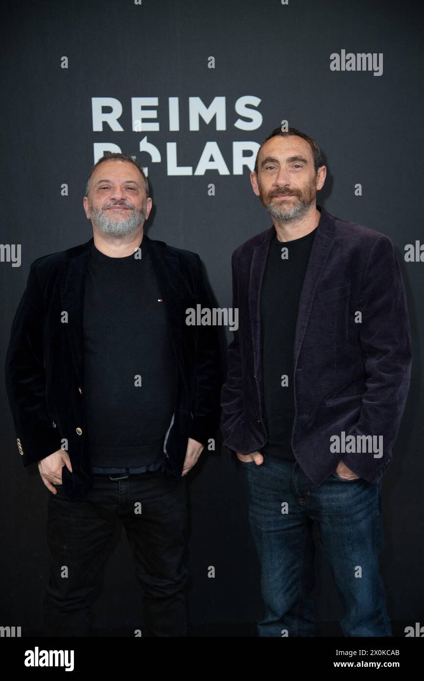 Reims, France. 12th Apr, 2024. Marco Manetti and Antonio Manetti ...