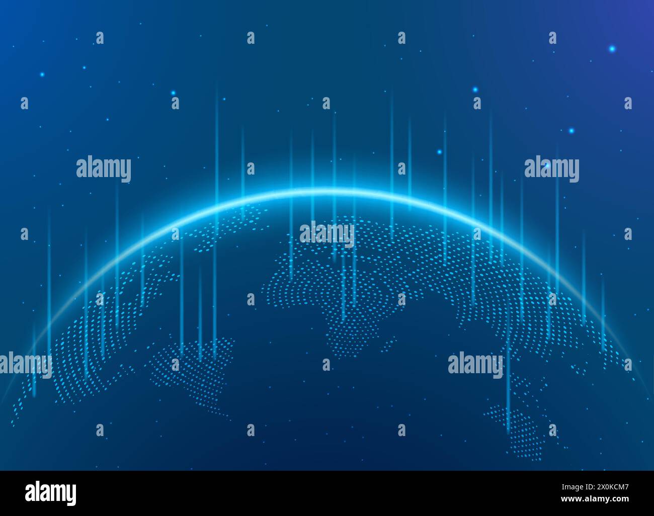 World globe earth technology global connect internet network background. Planet world globe map ...