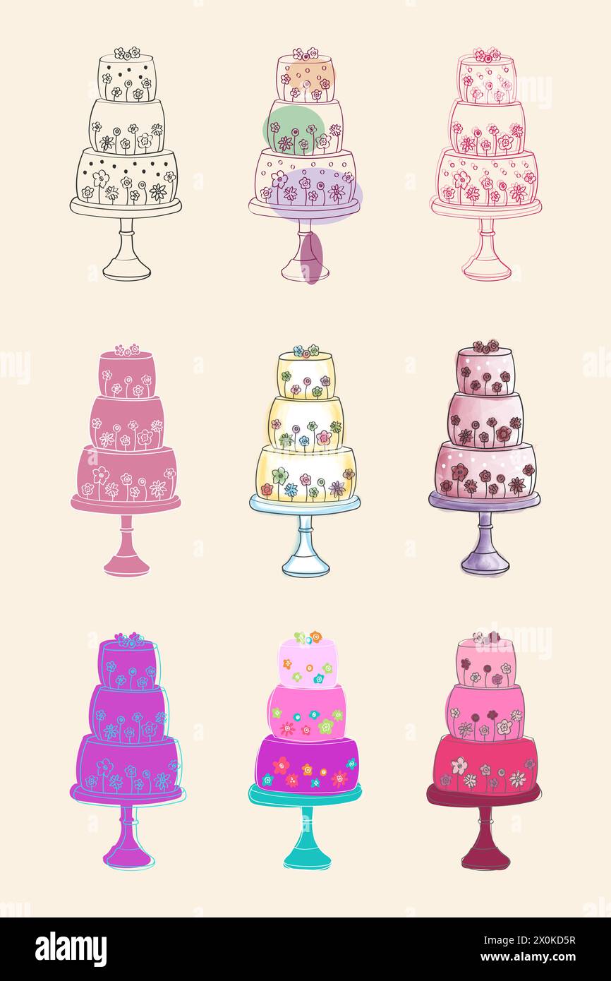 Range of flavors Stock Vector Images - Alamy