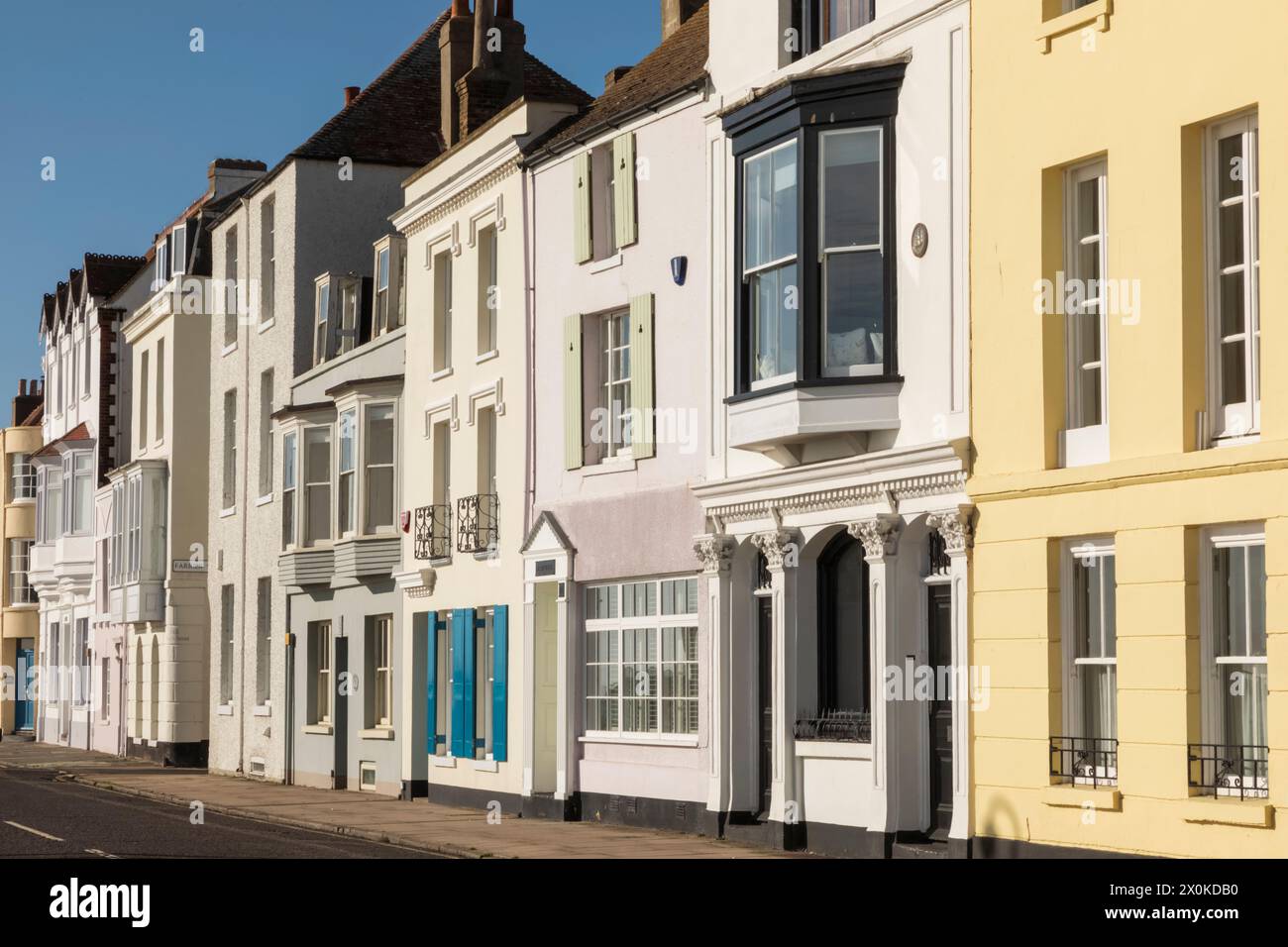 England, Kent, Deal, Seafront Housing Stock Photo - Alamy