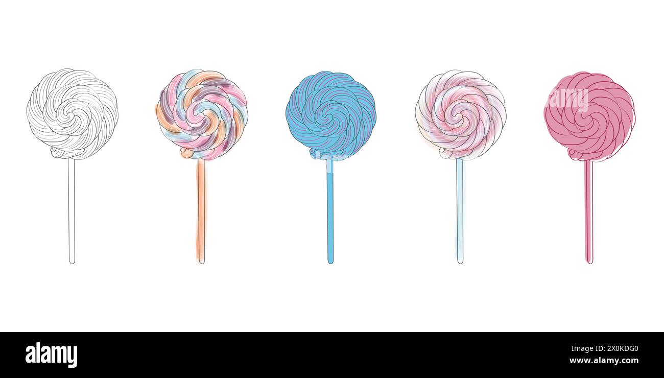 Candy crush sweets Stock Vector Images - Alamy