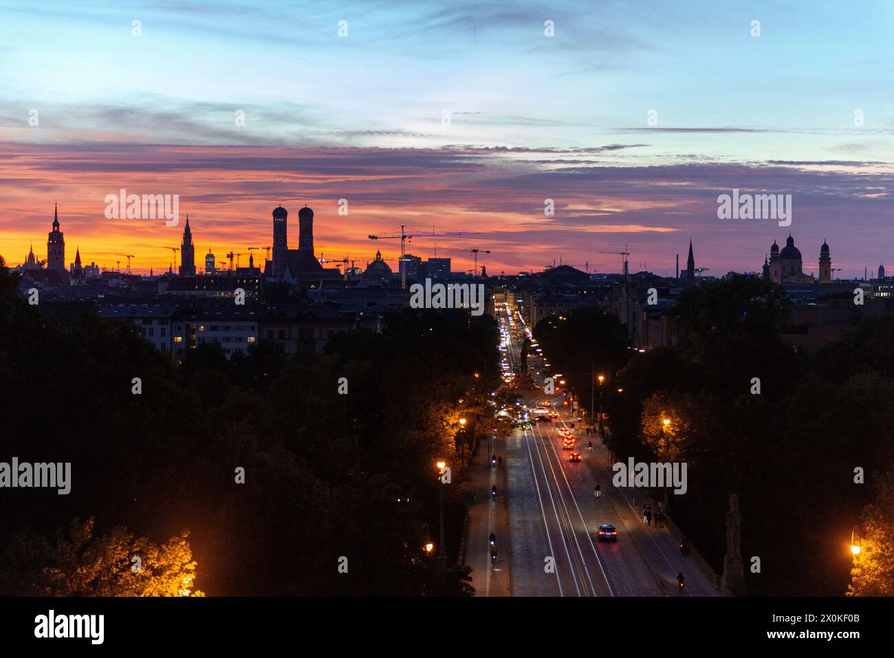 View of Munich, Bavaria, city view Stock Photo - Alamy