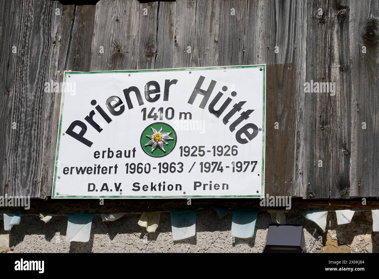 Germany, Bavaria, Upper Bavaria, Sachrang, Chiemgau Alps, Priener Hütte ...