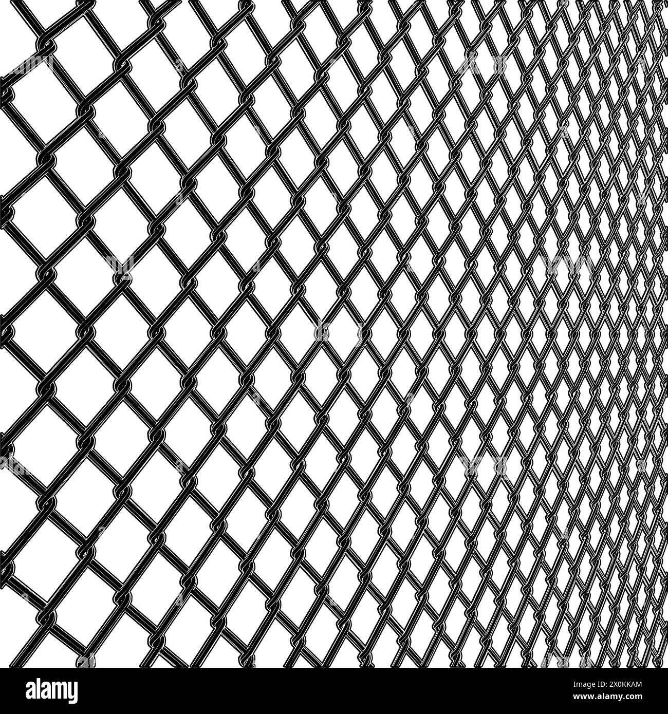 Wired Metal Fence Mesh Vector Pattern Texture Of Steel Wire Grid