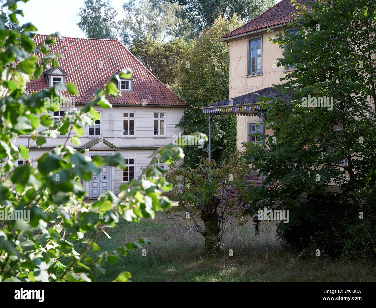 Building in the Göhrde hunting lodge ensemble, exterior view, built by ...