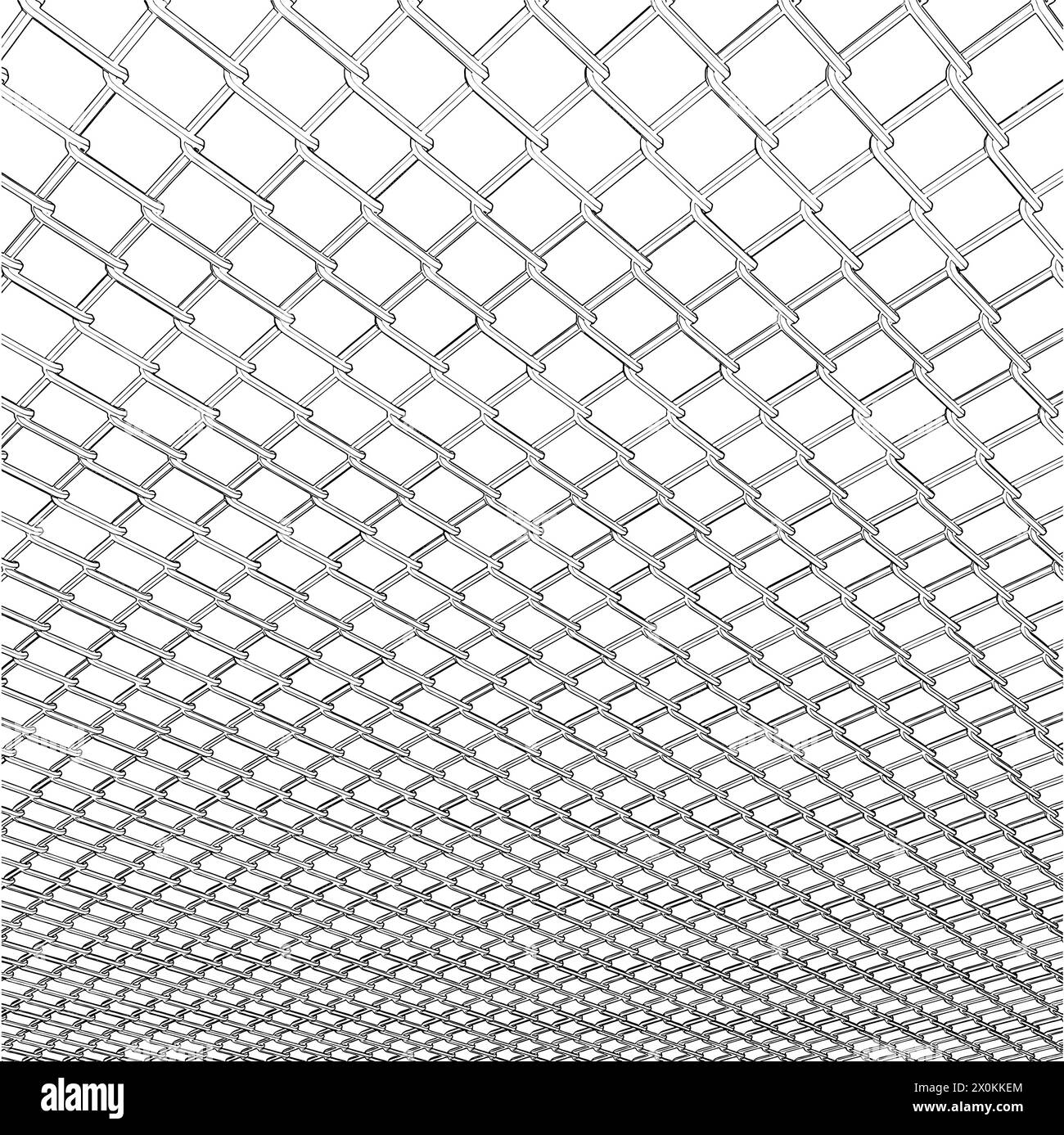 Wired Metal Fence Mesh Vector Pattern Texture Of Steel Wire Grid