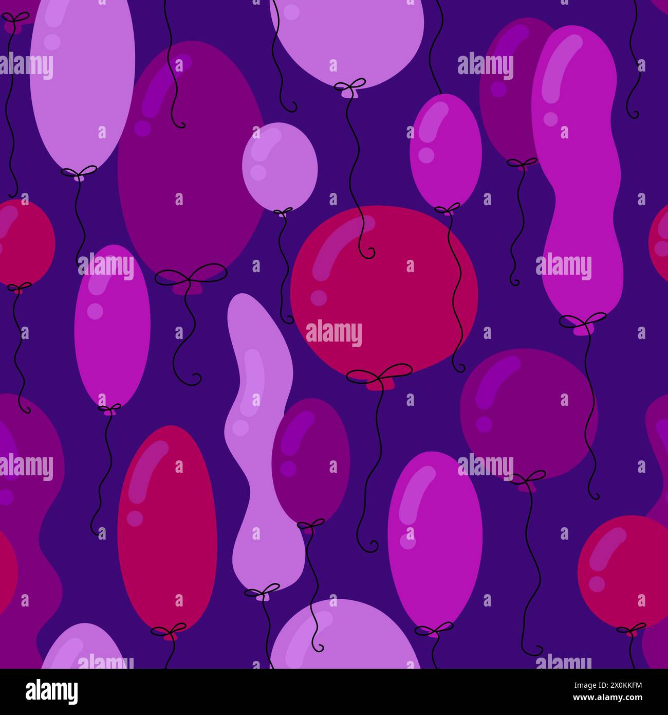 Festive cartoon seamless birthday hi-res stock photography and images ...