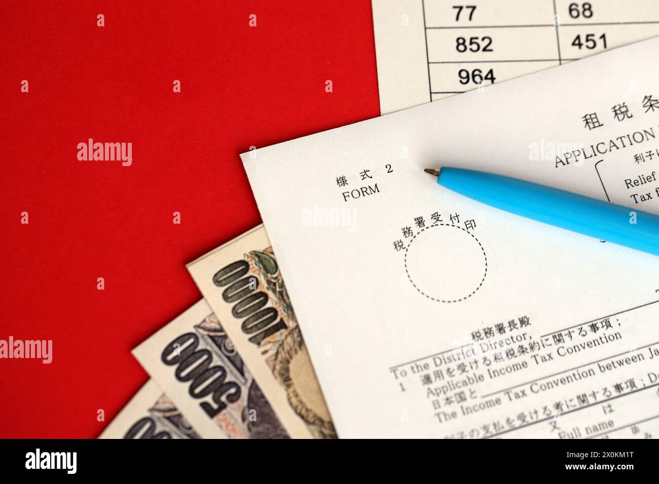 Japanese tax form 2 - Relief from Japanese income tax and special tax ...
