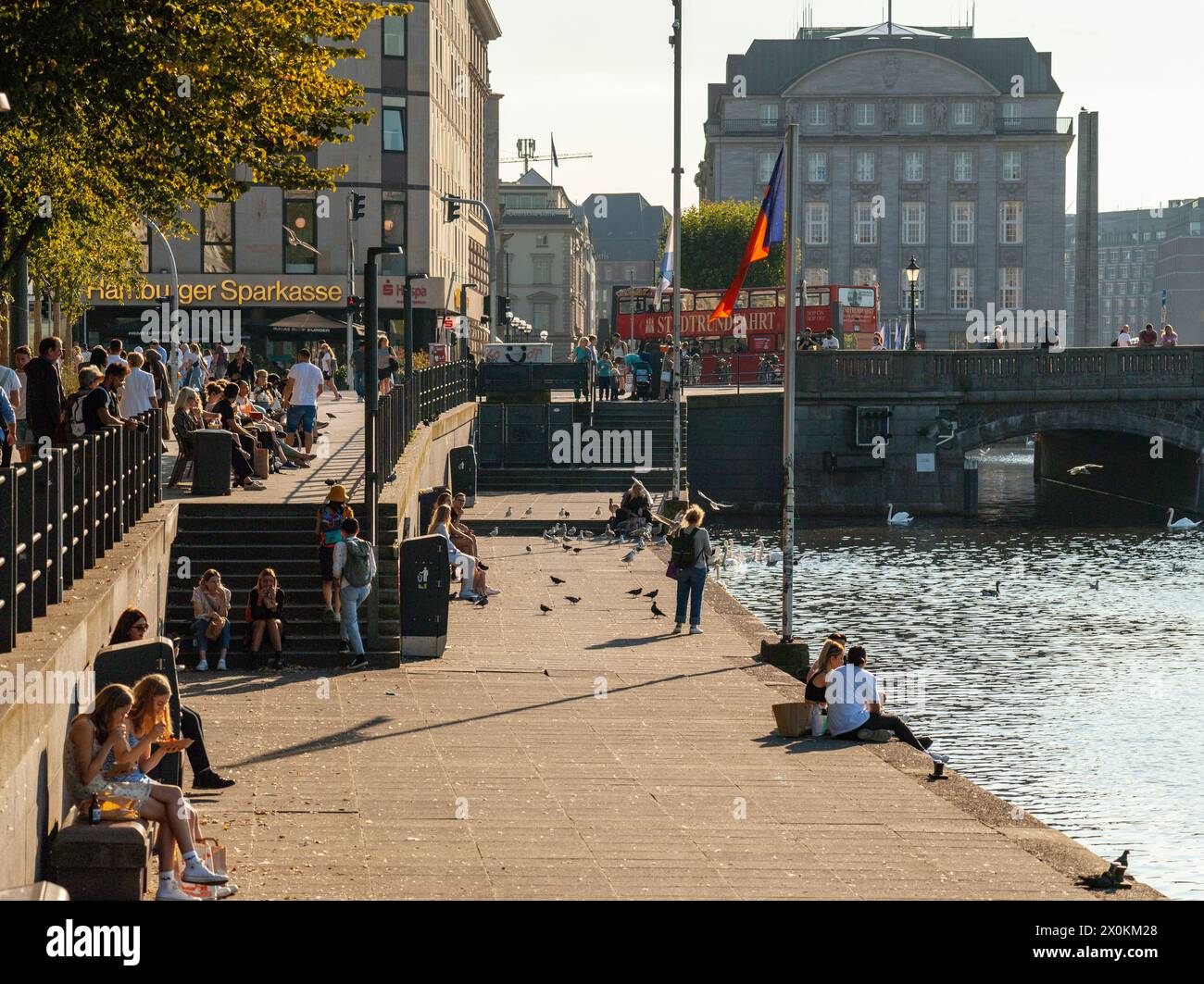 Promenade at ballindamm hi-res stock photography and images - Alamy