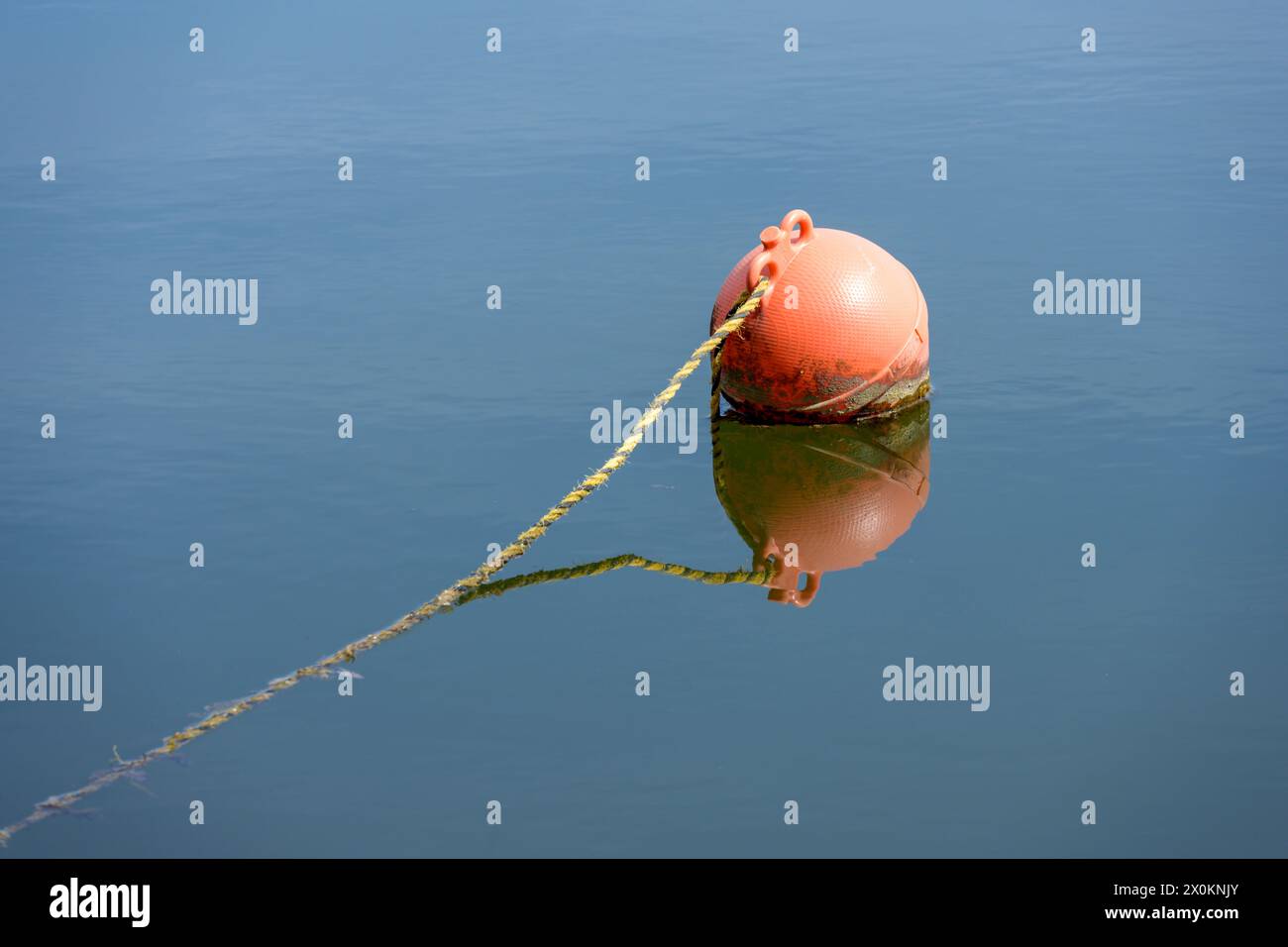 Red floating buoy Stock Photo - Alamy