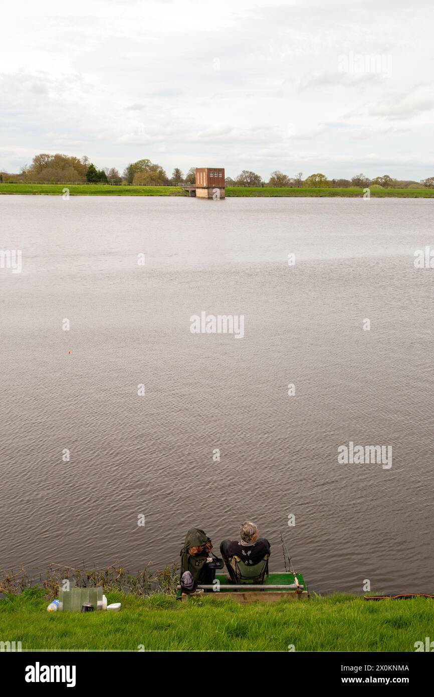 Hurleston reservoir near Nantwich Cheshire takes its supply from the ...