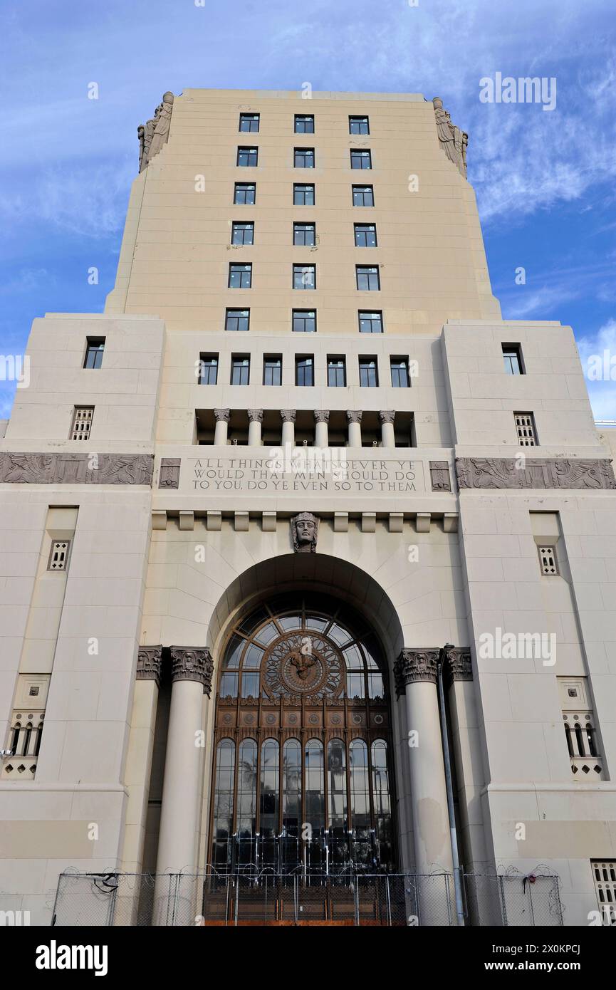 art deco, Elks Lodge, building, Los Angeles, California, USA Stock ...