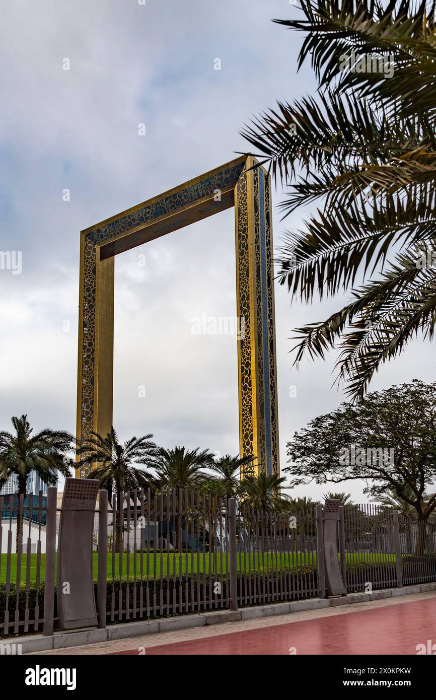 The Frame, frame with views of the new and old city, Dubai, United Arab ...