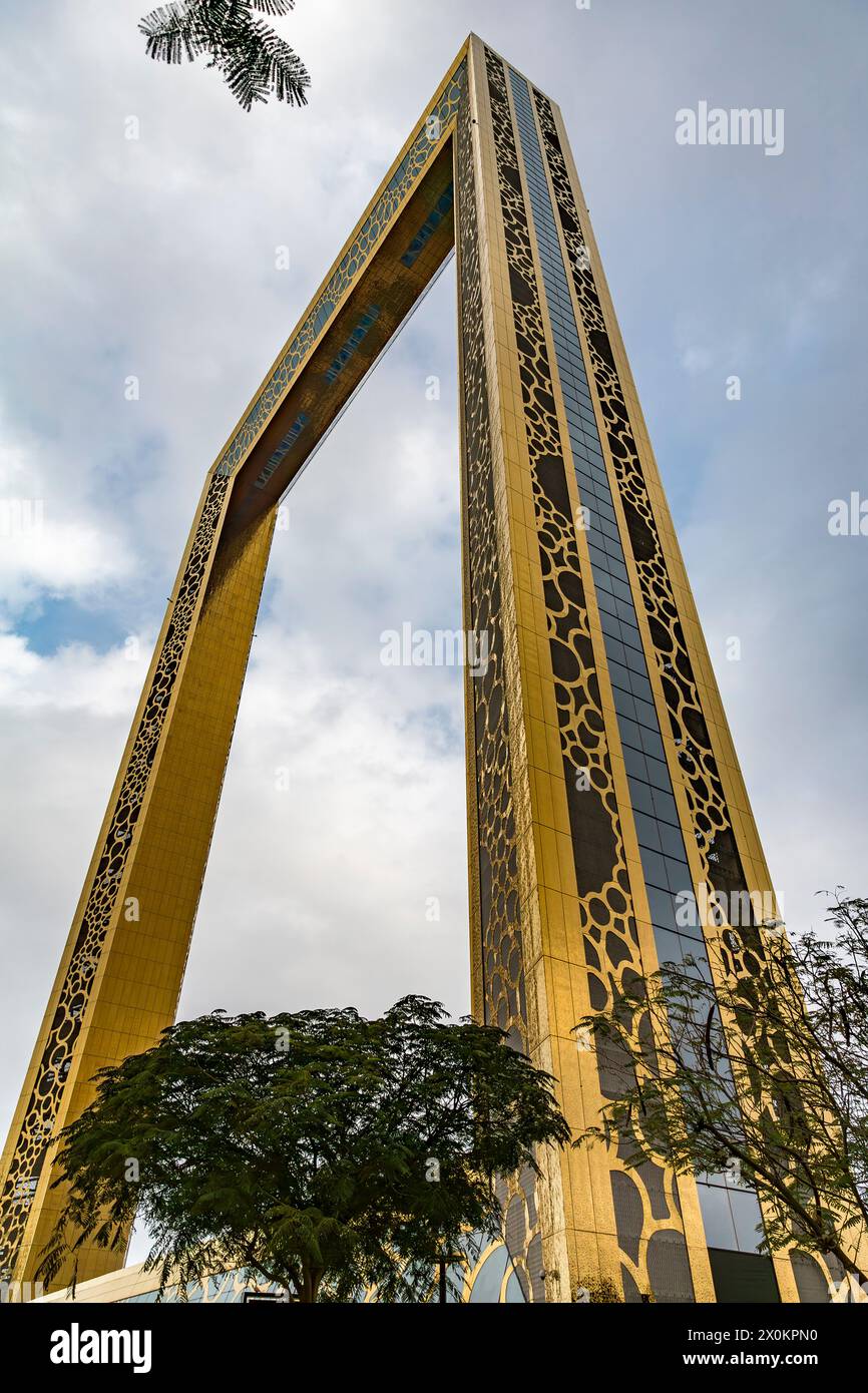The Frame, frame with views of the new and old city, Dubai, United Arab ...