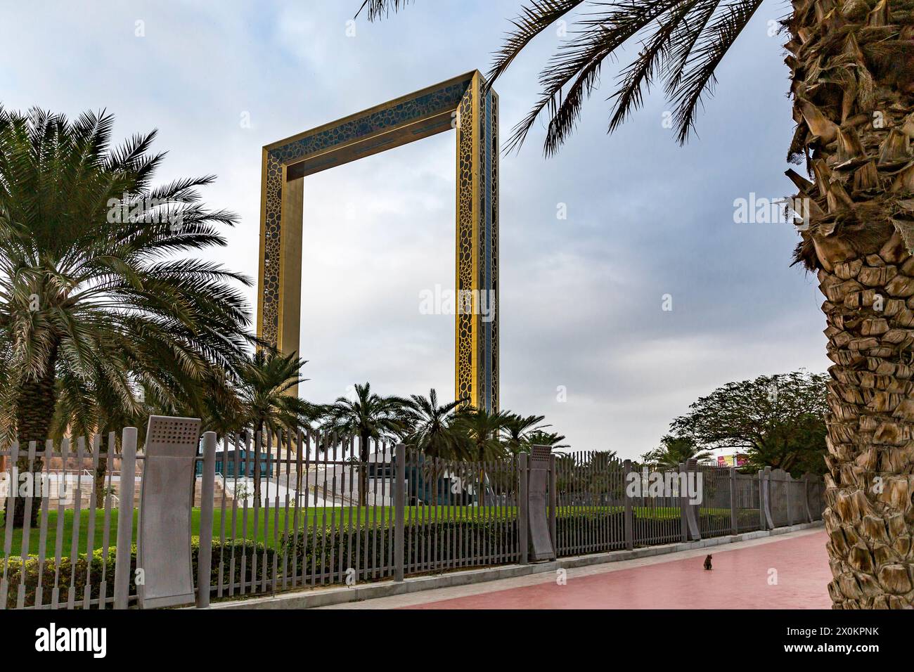The Frame, frame with views of the new and old city, Dubai, United Arab ...