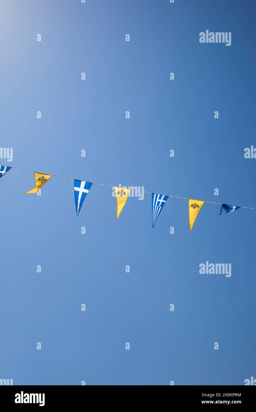 Monastery of Agia Triada, pennant chain, flag, monastery, Akrotiri ...