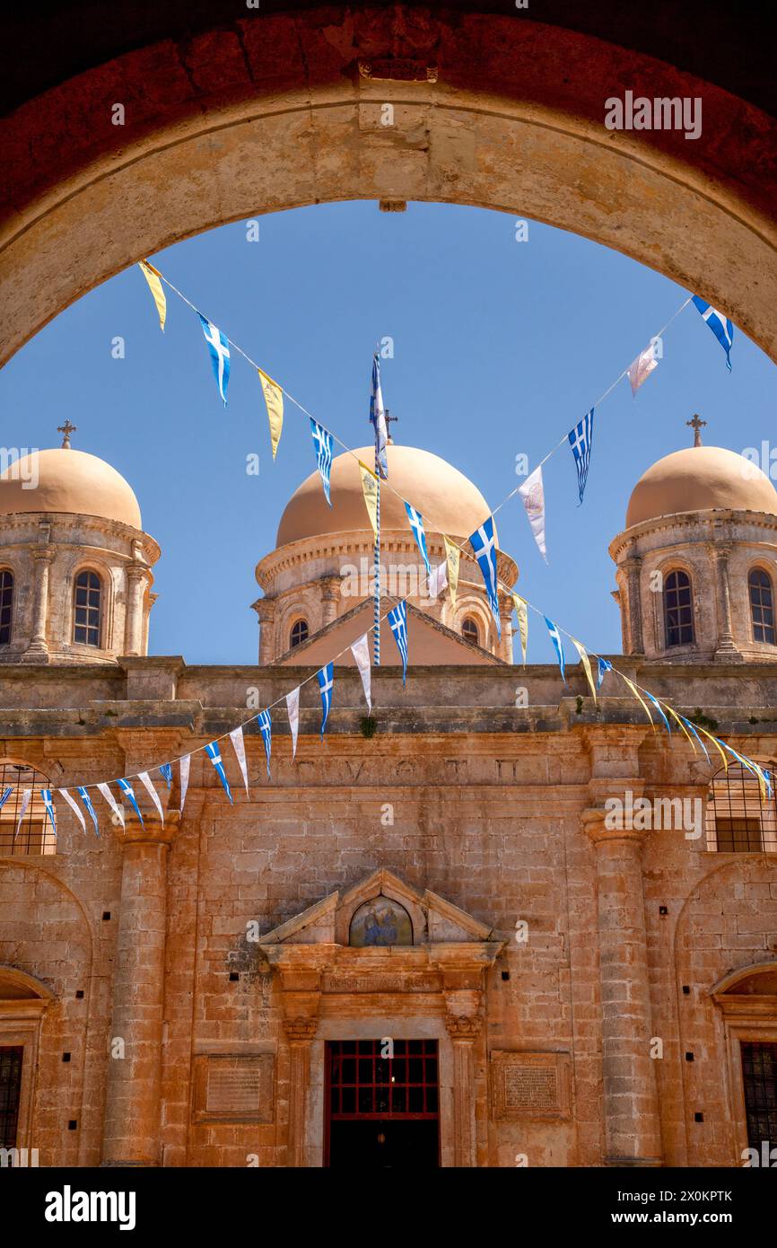 Monastery of Agia Triada, dome, monastery, Akrotiri, Crete, Chania ...