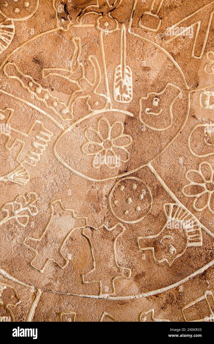 Replica of the Phaistos Disc, archaeology, city, Iraklio, Heraklion ...