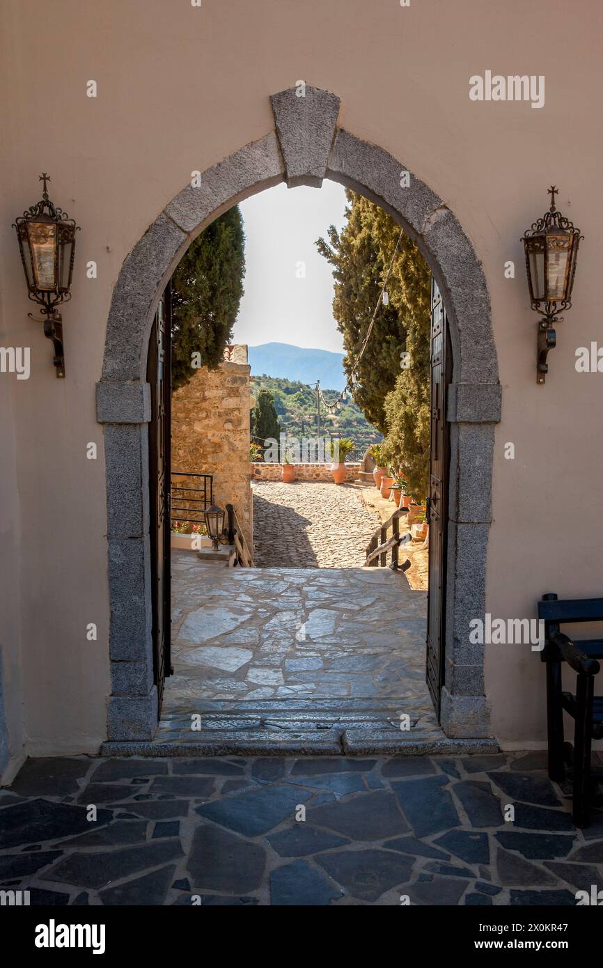 Monastery Kera Kardiotissa, Dikti Mountains, Monastery, Crete, Kriti ...