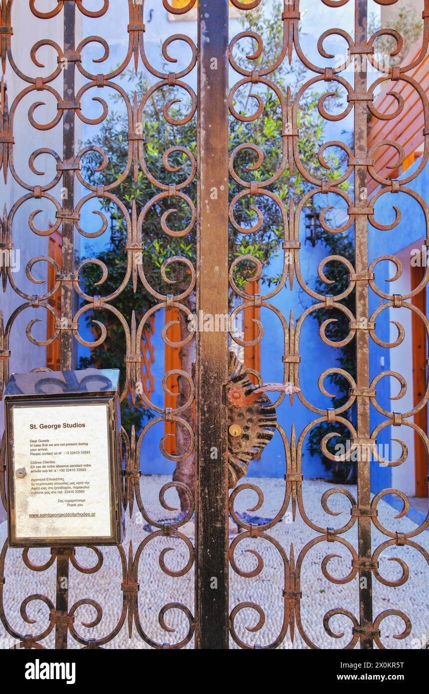 Rhodes st george gate hi-res stock photography and images - Alamy