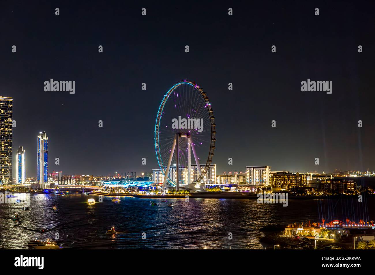 Ferris wheel, Ain Dubai, the world's largest Ferris wheel, 260 m ...