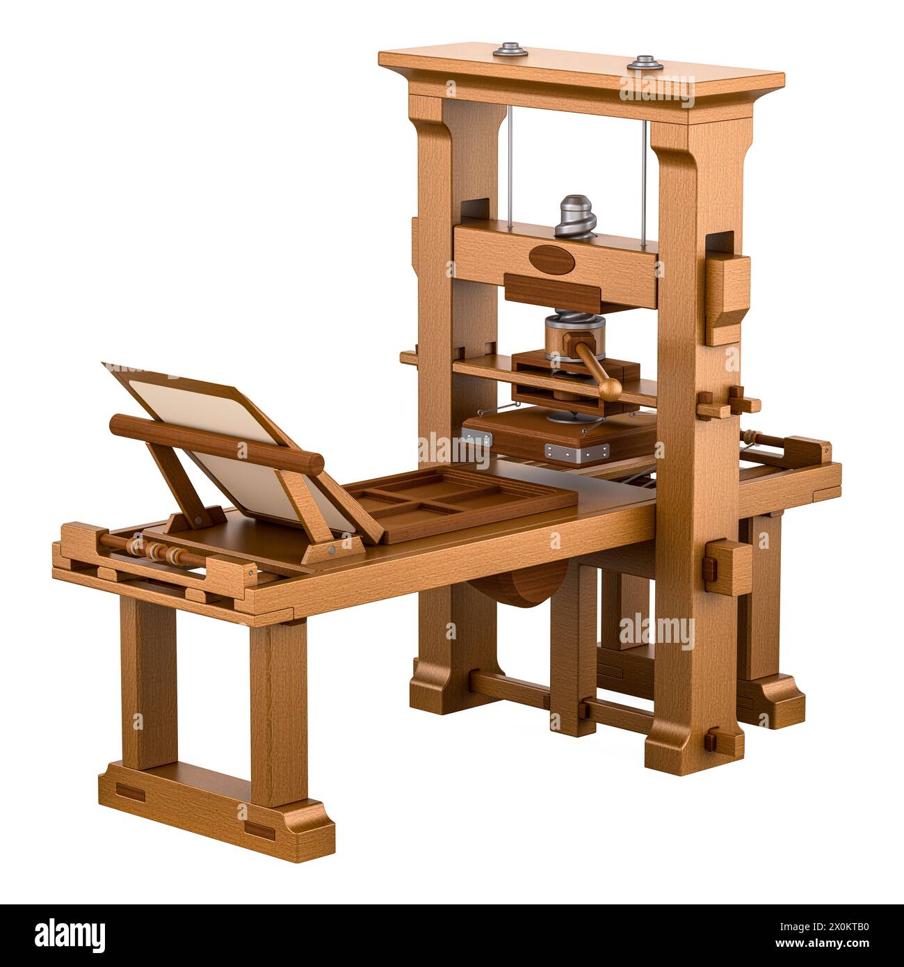 Gutenberg Printing Press Model