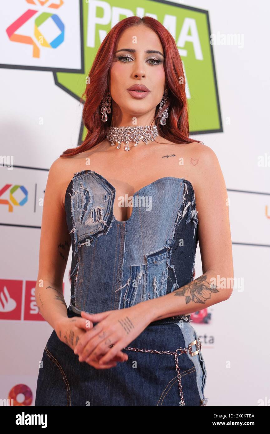 Madrid, Spain. 12th Apr, 2024. Vicco attends the Los40 Primavera Pop ...
