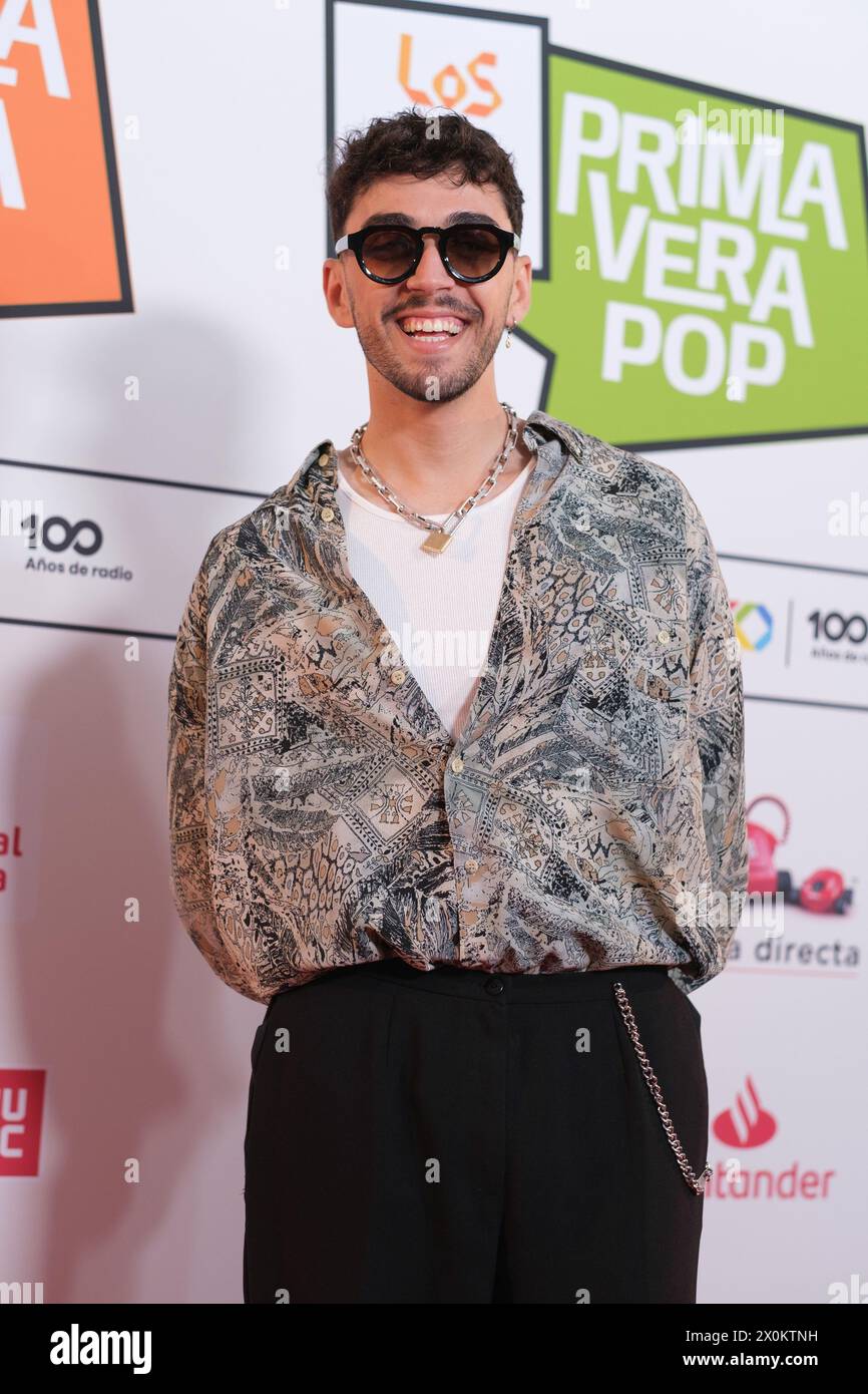 Madrid, Spain. 12th Apr, 2024. Alex attends the Los40 Primavera Pop ...