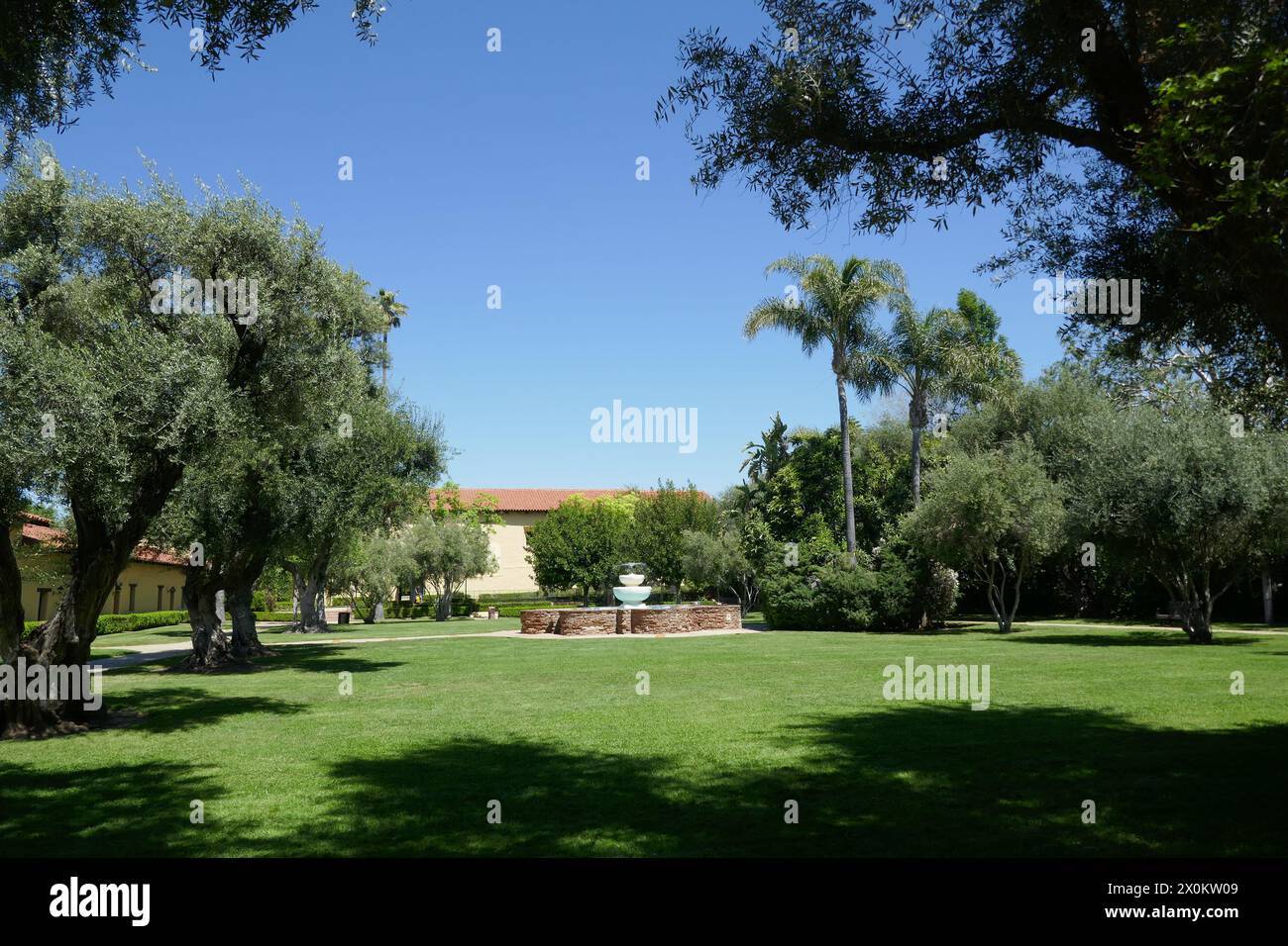 Mission Hills, Los Angeles, California, USA 11th April 2024 San Fernando Rey de Espana Mission ...