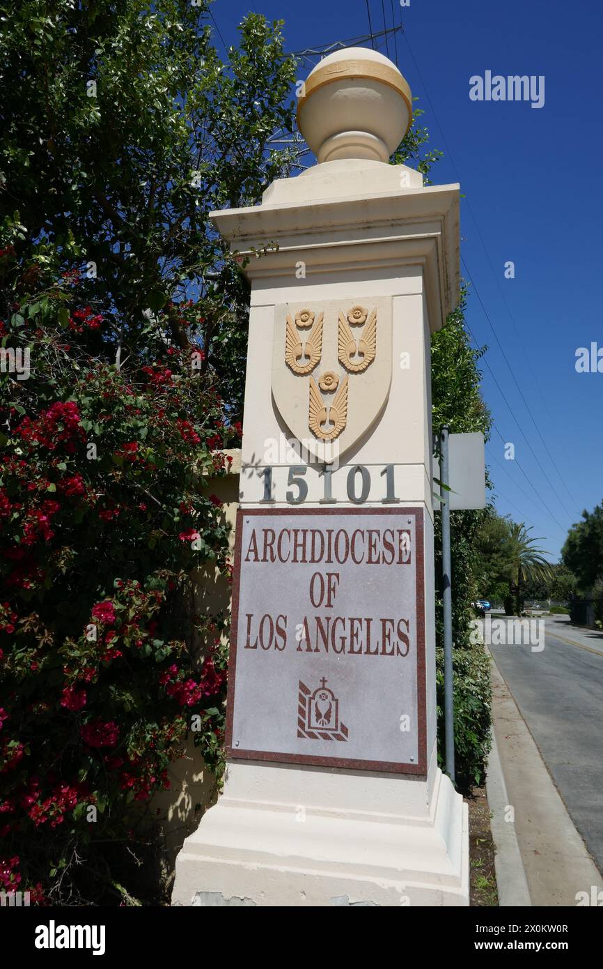 Mission Hills, Los Angeles, California, USA 11th April 2024 San Fernando Rey de Espana Mission ...